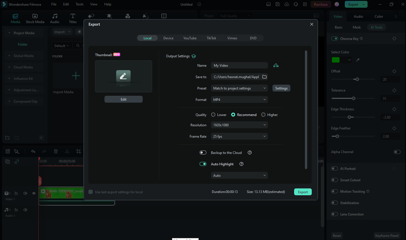 Complete Guide of Chroma Key Video Editor: Filmora